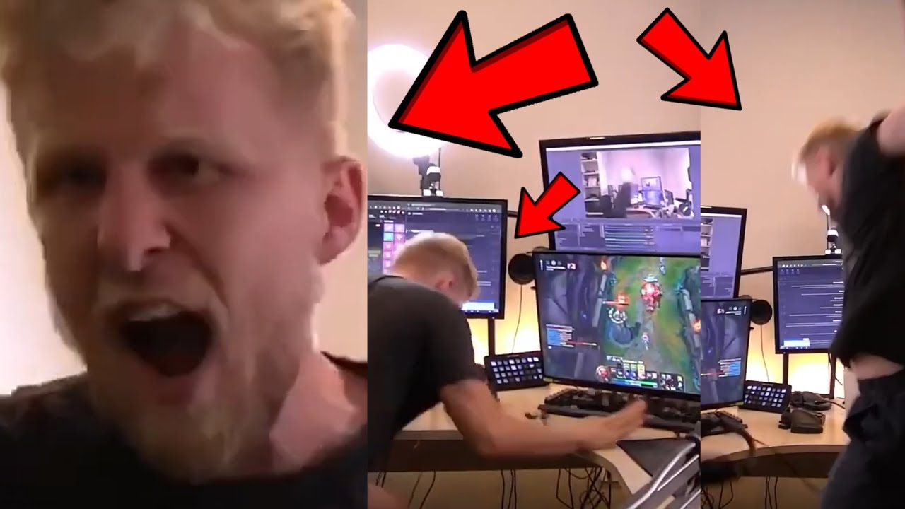 😂Funny Noob Gamer Screaming! Greatest Freakout Ever! Rage Quit Meme ...