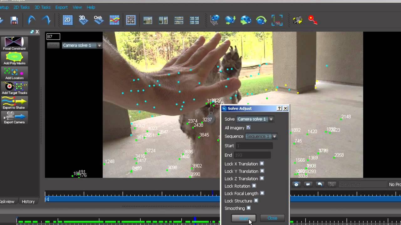 How to motion track in BOUJOU and export to After Effects with HVX200 - YouTube