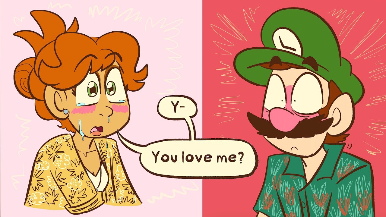 Luigi's Love Confession - Super Mario Bros Comic Dub - YouTube