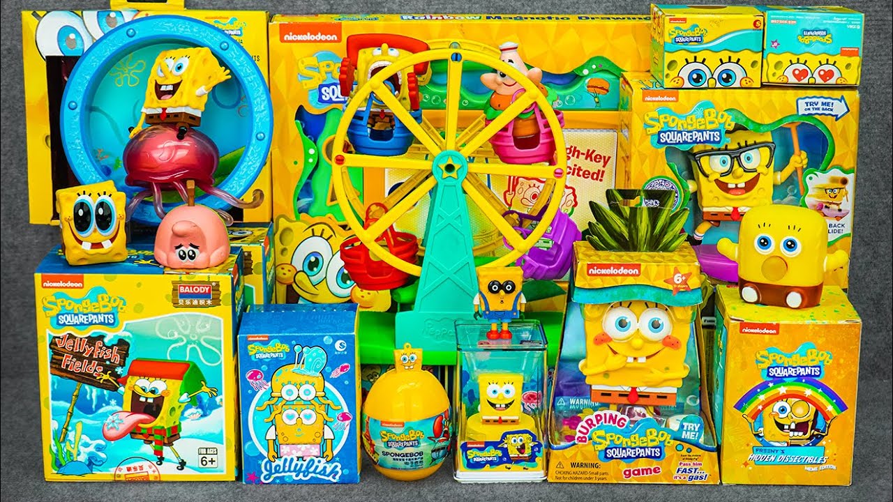 Ultimate SpongeBob ASMR Unboxing | Toy Playset Relaxation - YouTube
