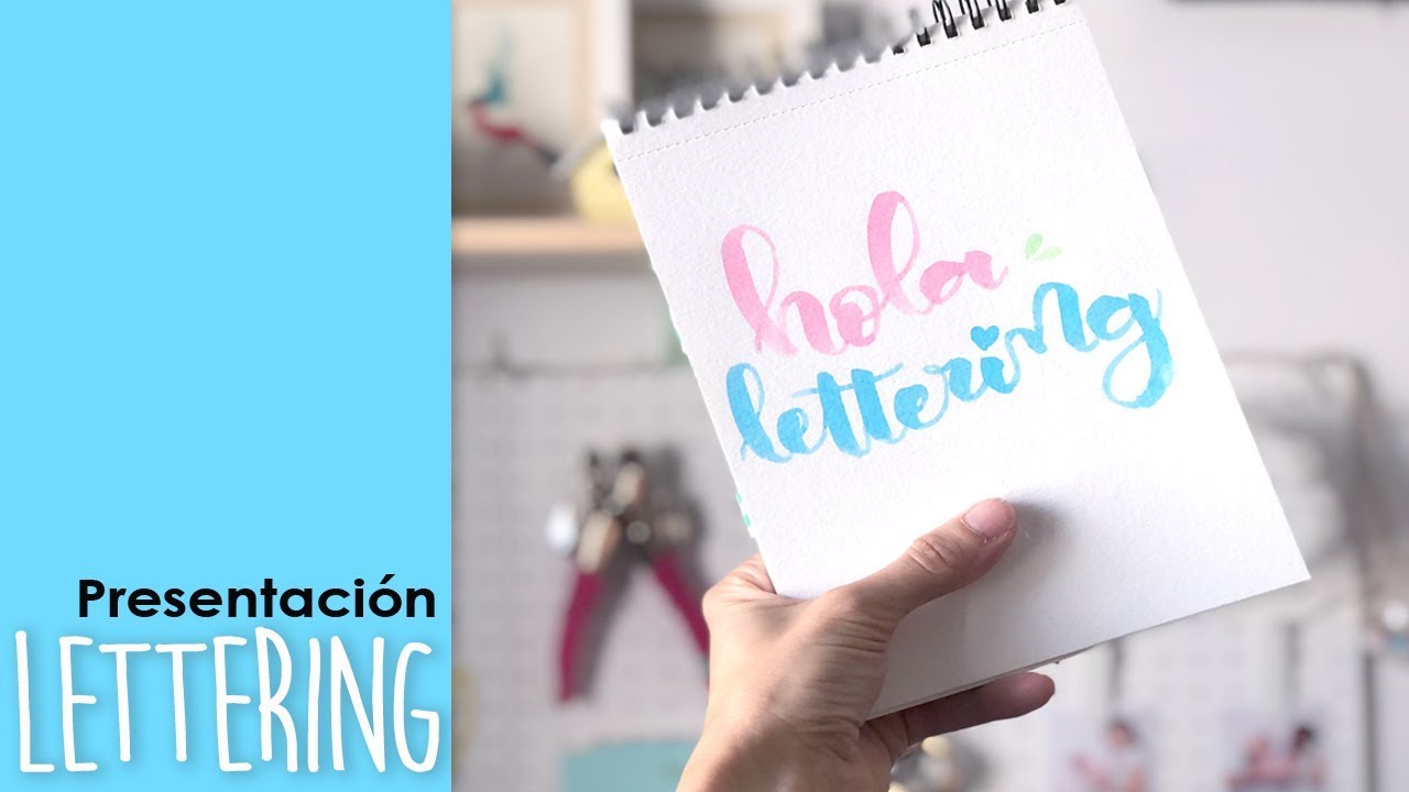 Aprendiendo Lettering: Presentación - YouTube