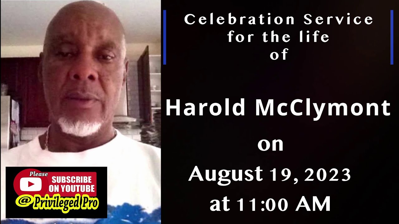 Celebration Service for the life of Harold McClymont - YouTube