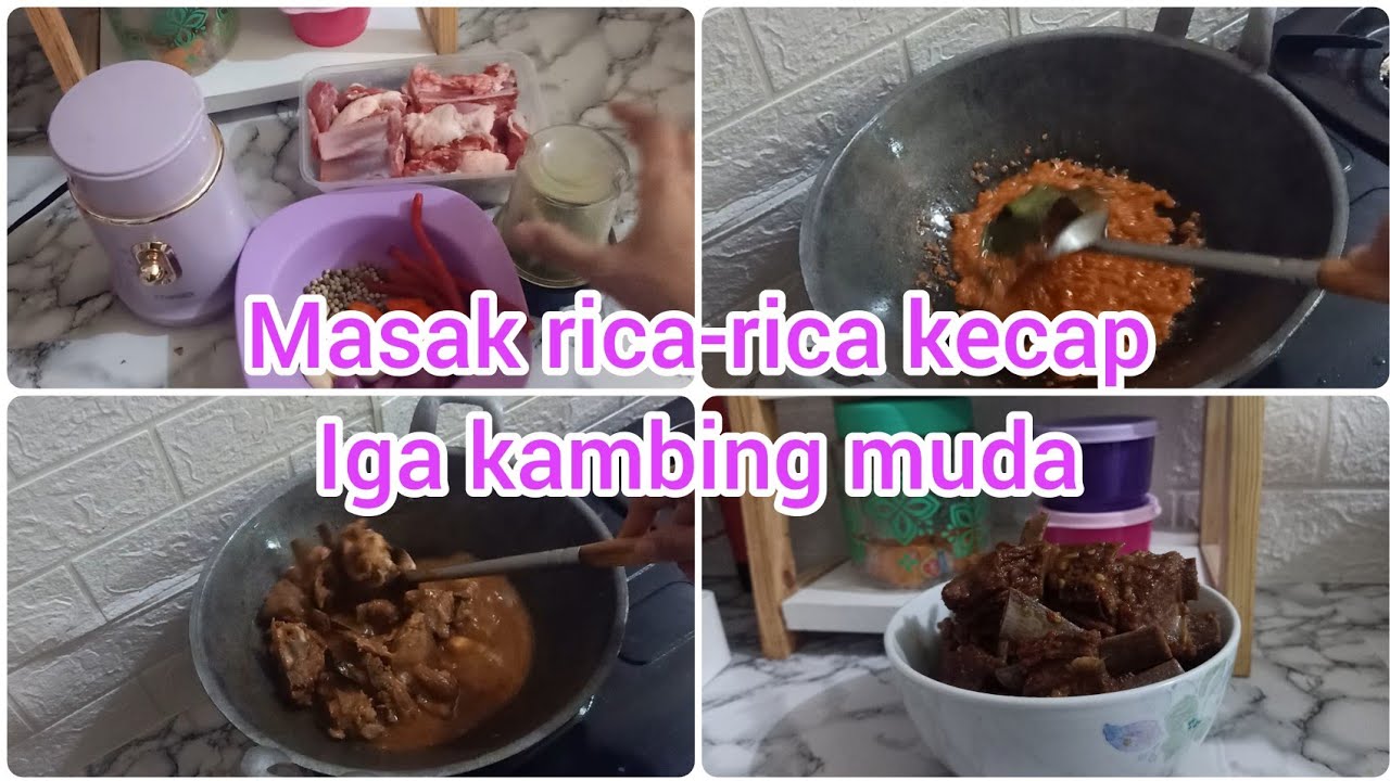 Masak rica-rica iga daging kambing muda - YouTube