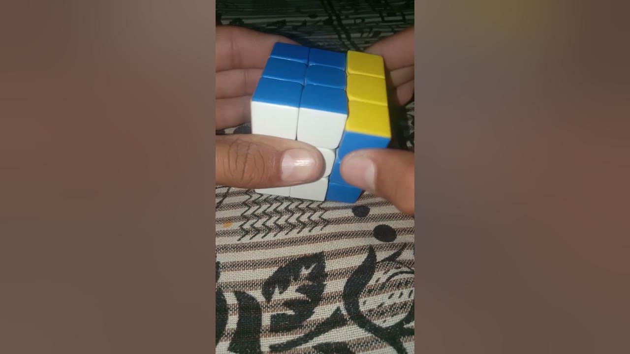 easy algorithm for cube solve 😱 #viral #ytshorts #cube #cubesolve #algorithms #cuber - YouTube