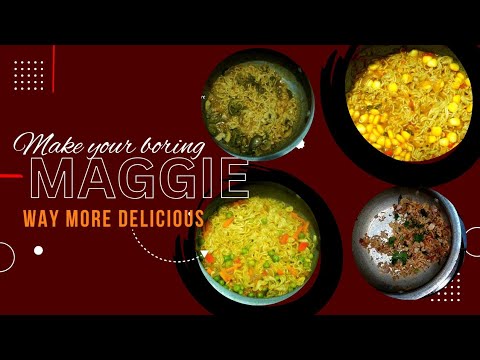 Try Maggie in different styles..and make your Maggie much tastier..😋 ...