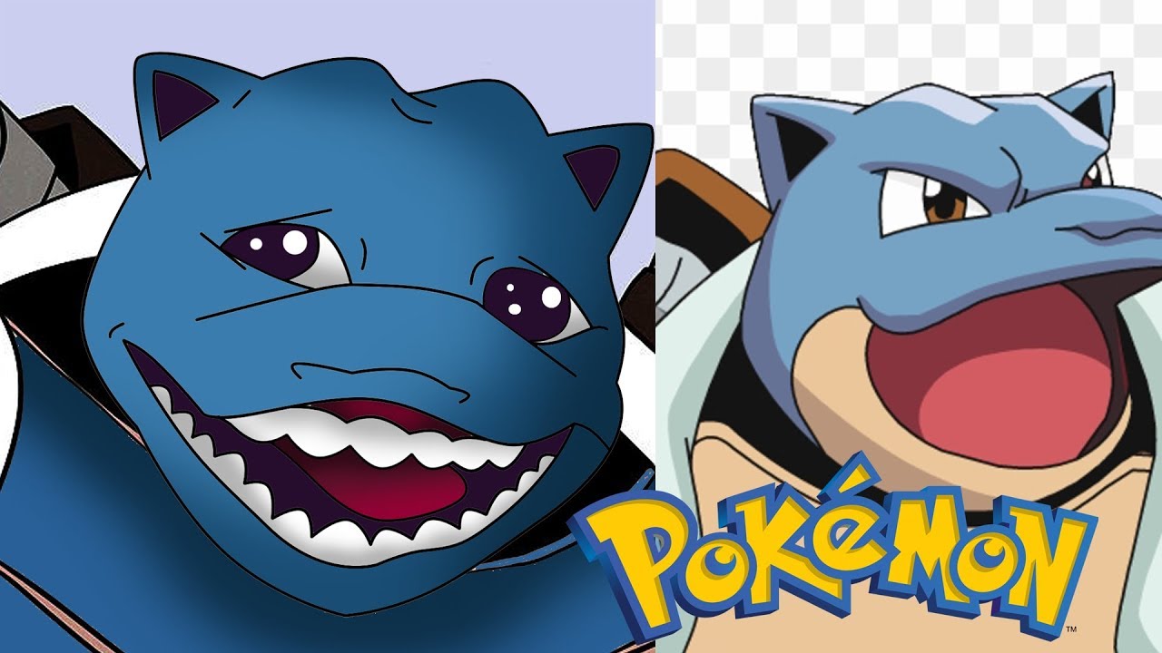 Funny Pokemon | Pokemon Gen 1 Fanart | Blastoise - YouTube