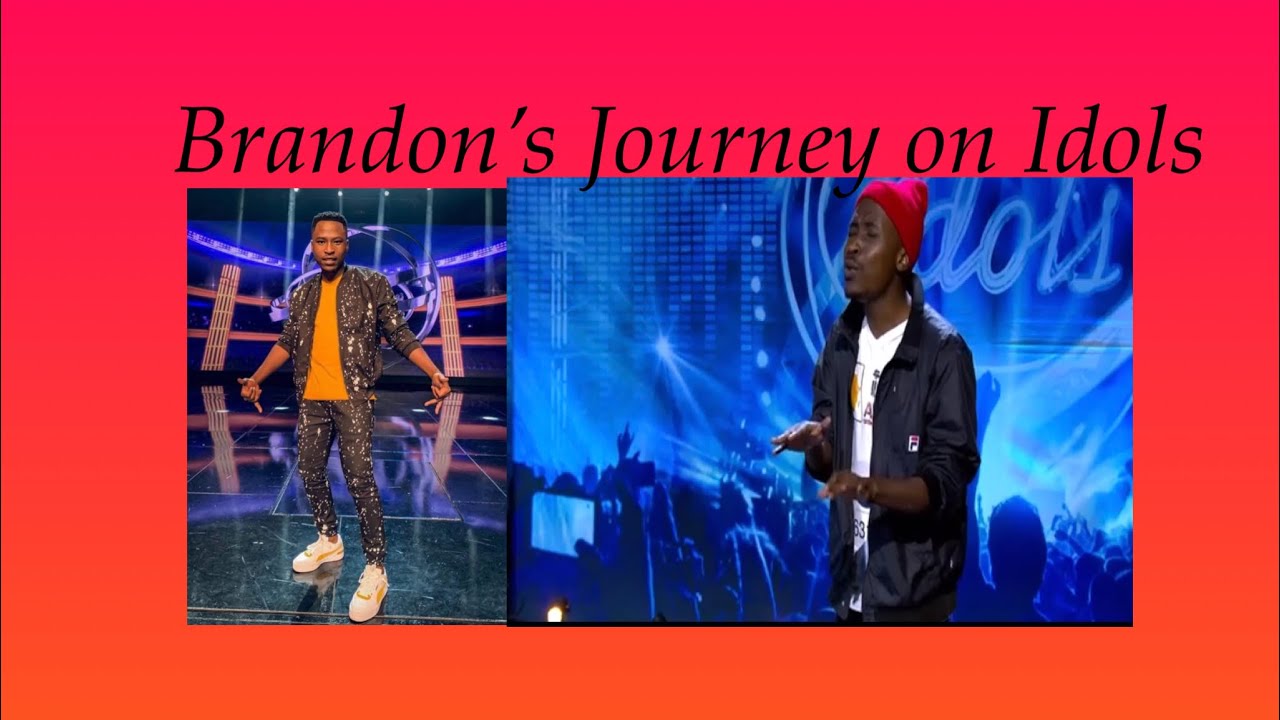 Congratulations To Brandon TOP 3 Idols SA - YouTube