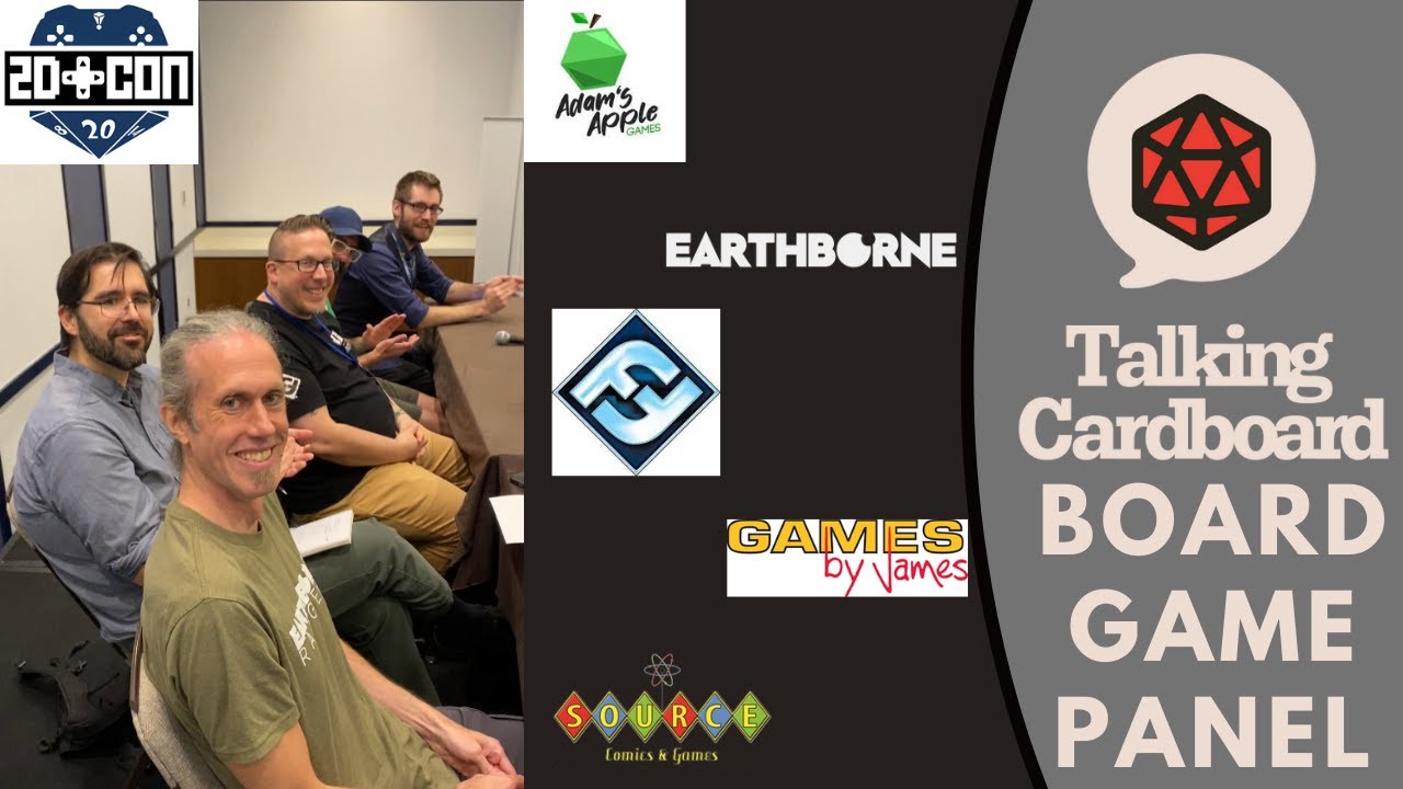 Talking Cardboard Board Game Panel at 2D Con! - YouTube