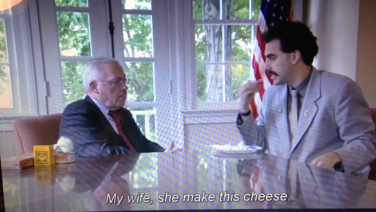 Funny Borat Cheese Part - YouTube