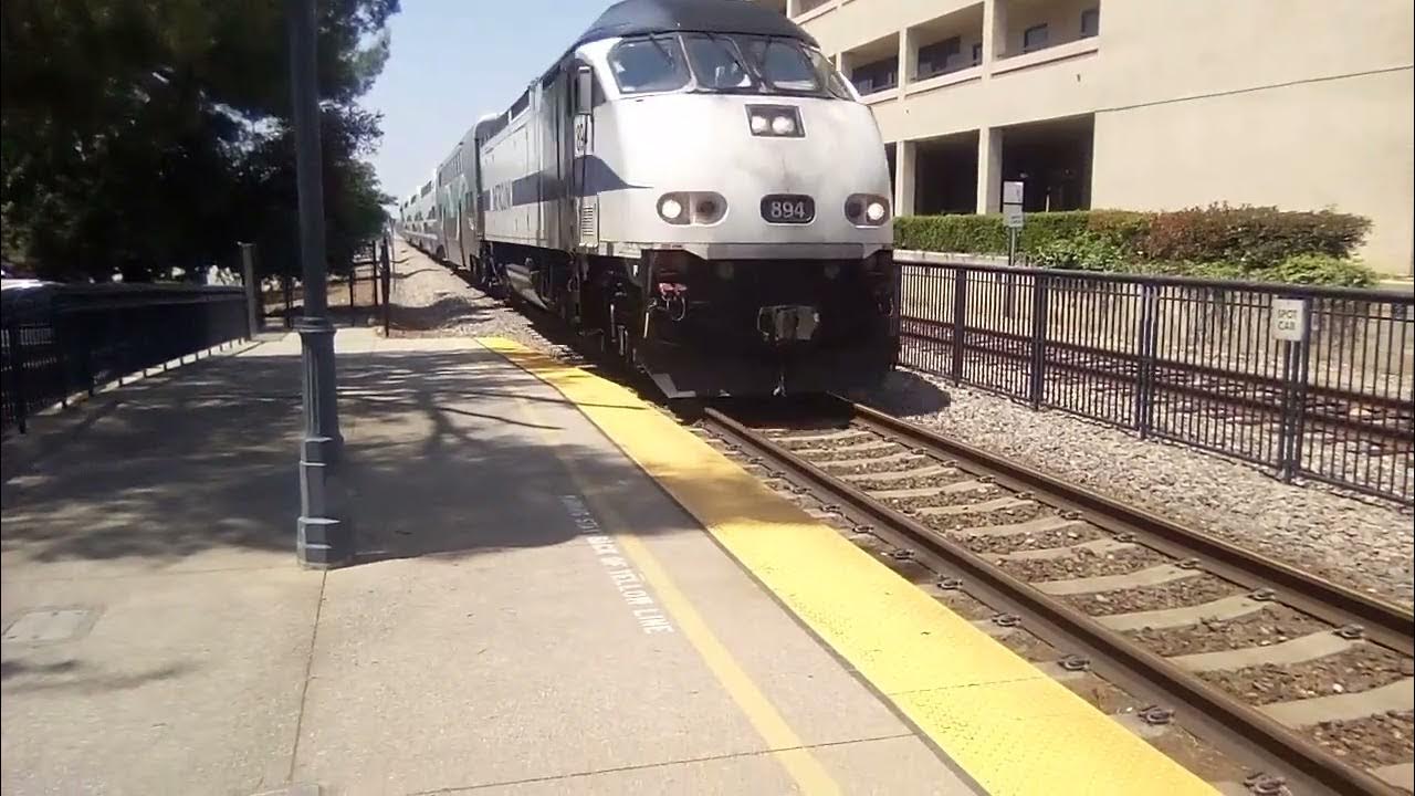 Metrolink 312 Claremont to San Bernardino-Downtown MP36 894 And Hyundai Rotem Cab Car 659 5/1 ...