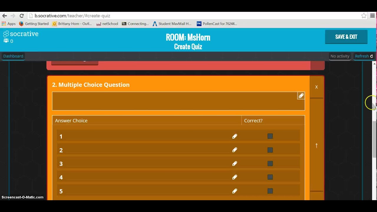 Setting up and Using Socrative updated 2015 - YouTube