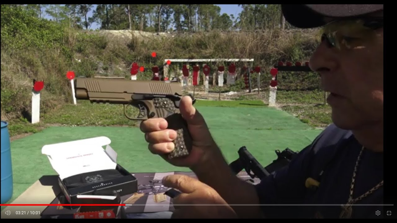 La mejor nueva pistola calibre 45 para portar - YouTube