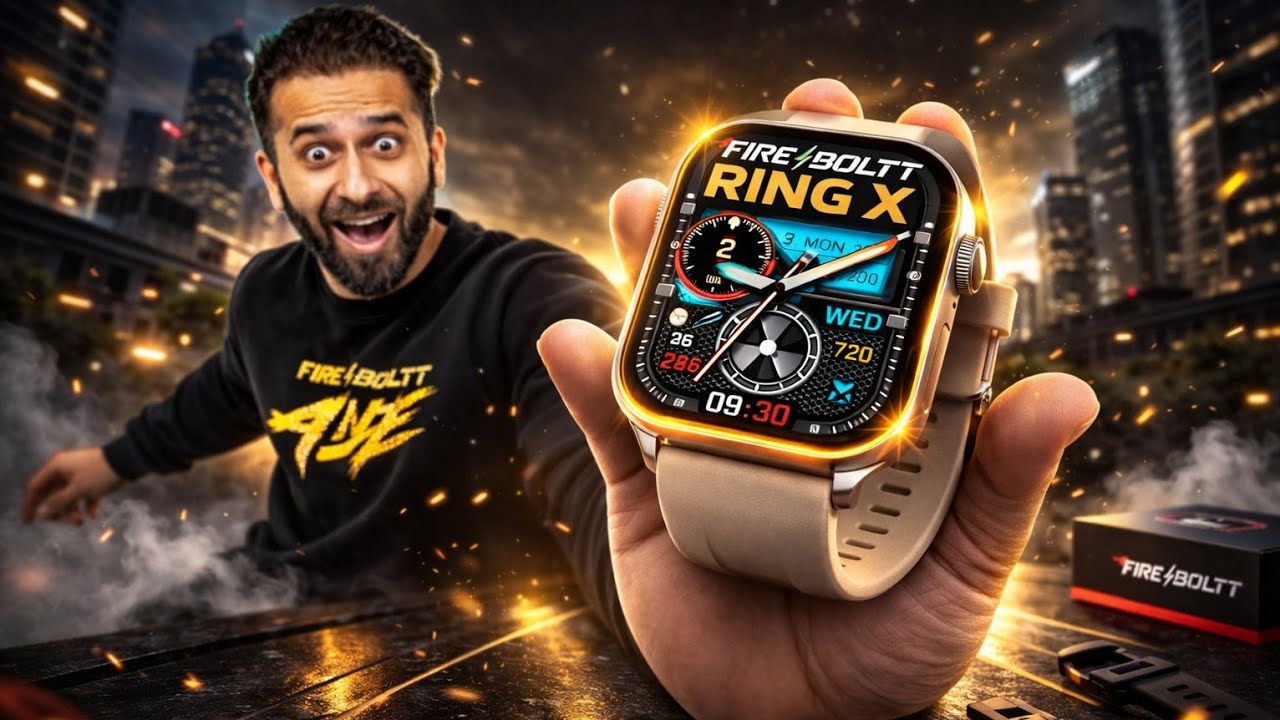 Firebolt RING X Smartwatch REVEALED | Unboxing & Detailed Review | Born ...