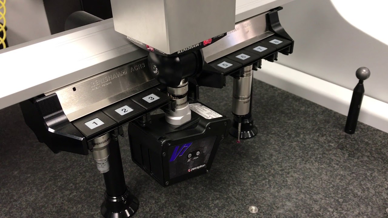 Perceptron V7 Laser Scanner Coord3 CMM - YouTube