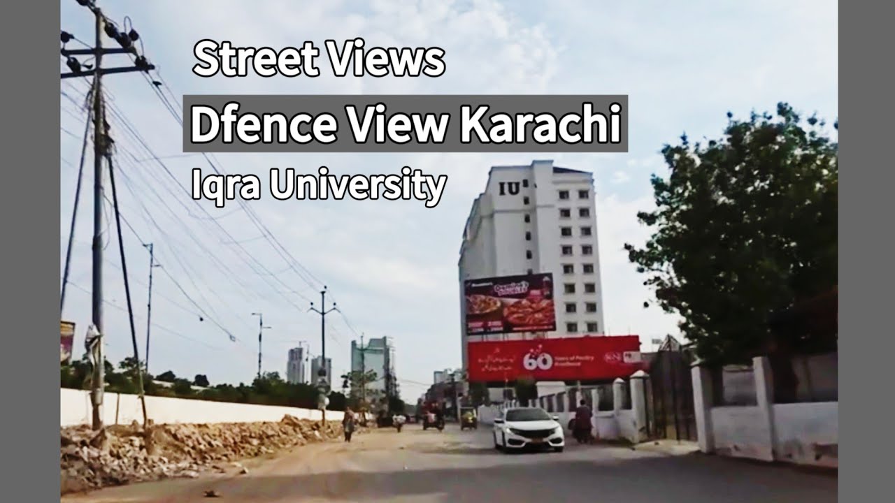 Defence View Society Karachi Tour/ Tour Around Defence View Near Iqra ...