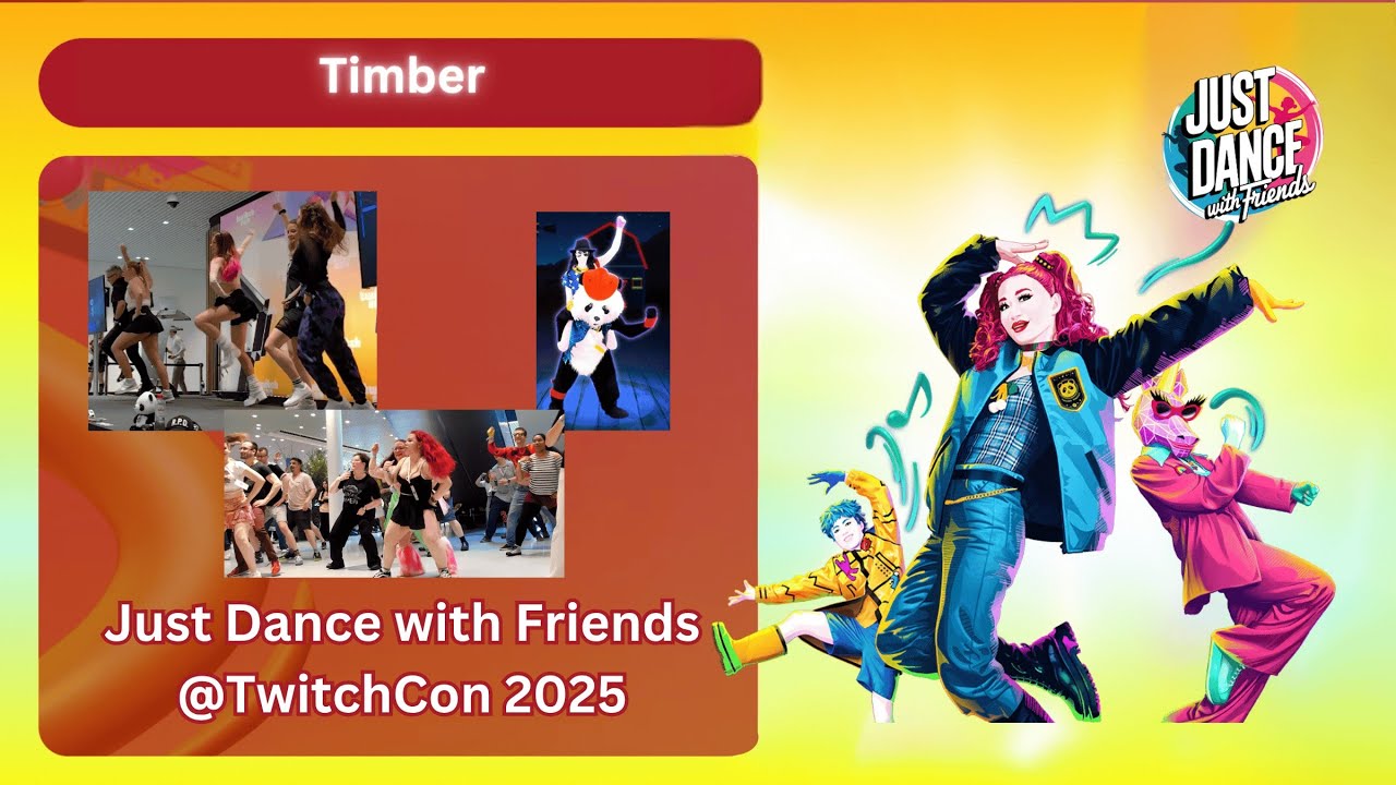 No convention without Timber! Just Dance Workshop - TwitchCon 2025 ...