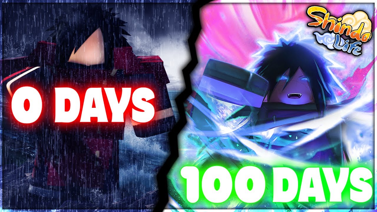I Spent 100 Days as Madara Uchiha in Competitive | Shindo Life - YouTube