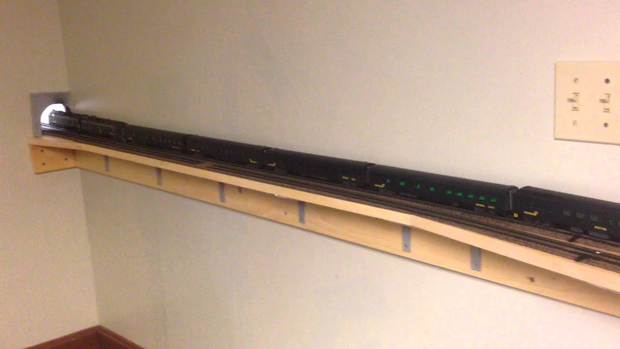 Conrail Business Train Inspects Layout 11 27 15 - YouTube