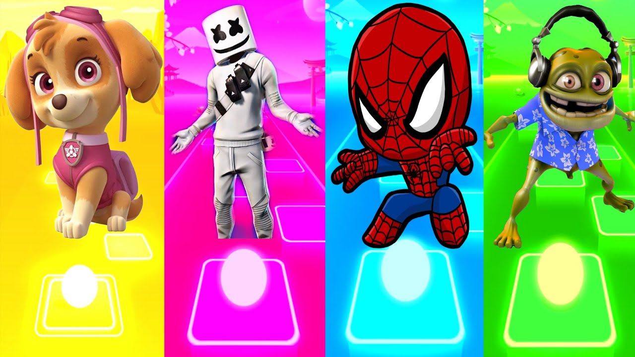 Paw Patrol- Skye(Centuries) x Marshmello(Alone) x Spider Man x Crazy ...