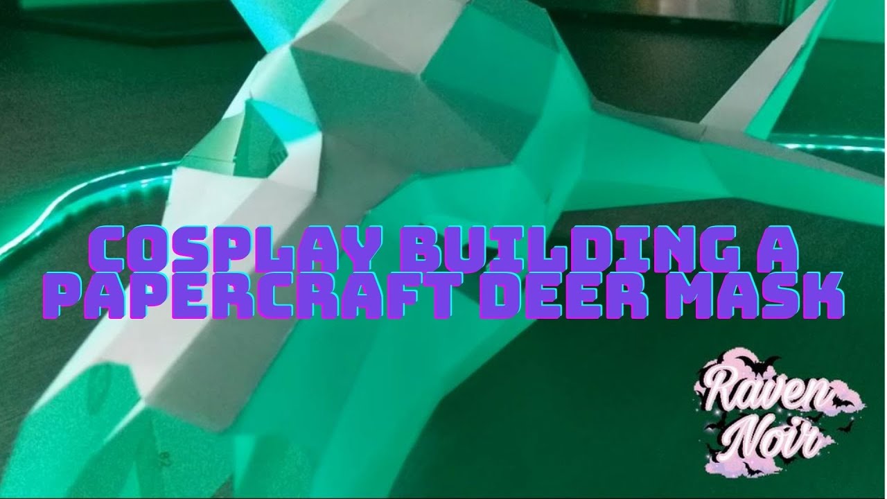 Cosplay Tutorial - Building a Papercraft Deer Skull Mask by Wintercroft ...