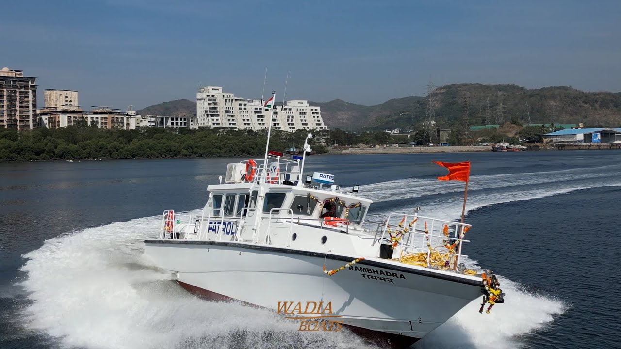 15M PATROL & PILOT BOAT IN FRP - A. H. Wadia Boat Builders, Wadia ...