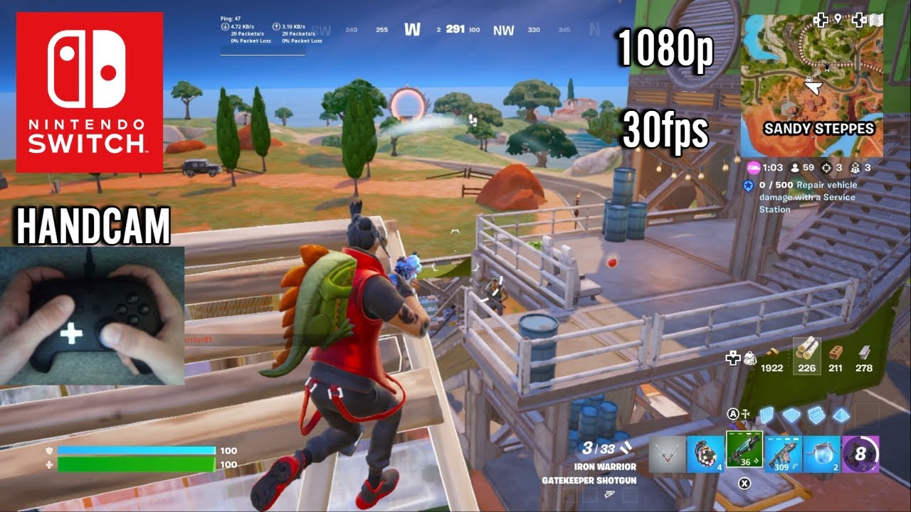 Fortnite on Nintendo Switch with HANDCAM | Nintendo Switch Fortnite ...