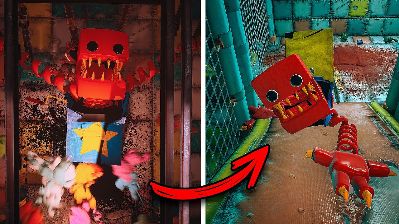 BOXY BOO Chase Scene (SECRET) - Poppy Playtime: Chapter 3 - YouTube