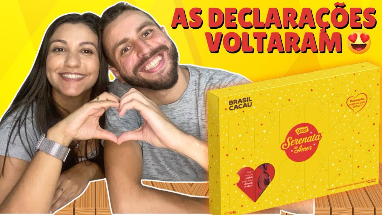 NOVA CAIXA DE BOMBOM SERENATA DO AMOR | NOVIDADE DA CACAU BRASIL - YouTube