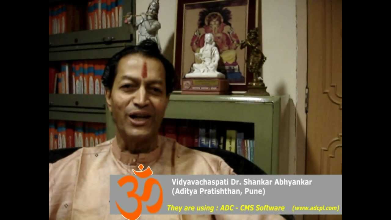 Ashtech.in | Customer Testimonial : Dr. Shankar Abhyankar's Aditya ...