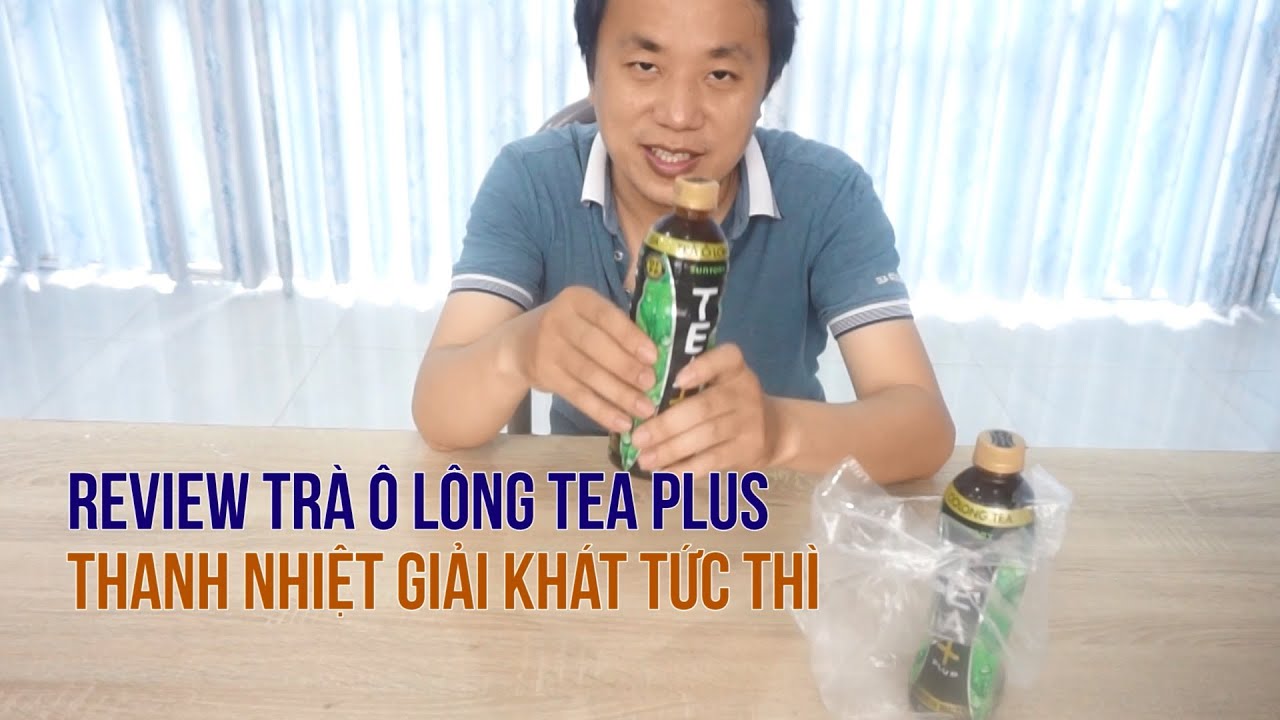 Review Nước uống trà ô long tea plus thơm ngon - YouTube