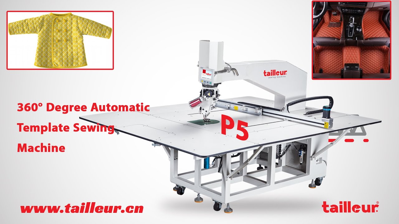 Tailleur 360 Degree Automatic Template Sewing Machine Model: P5-S13085N ...