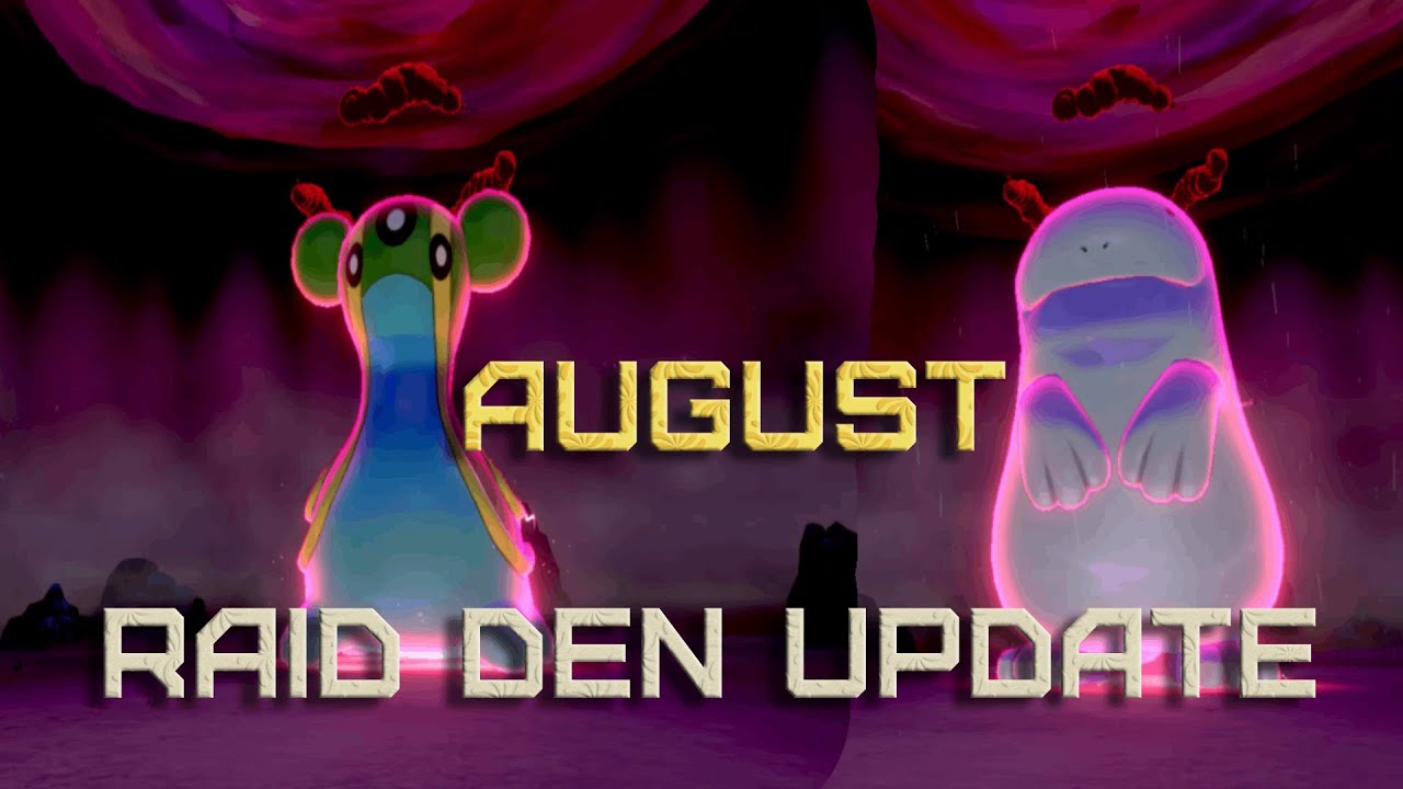 AUGUST 2020 RAID DEN UPDATE - Pokemon Sword and Shield - YouTube