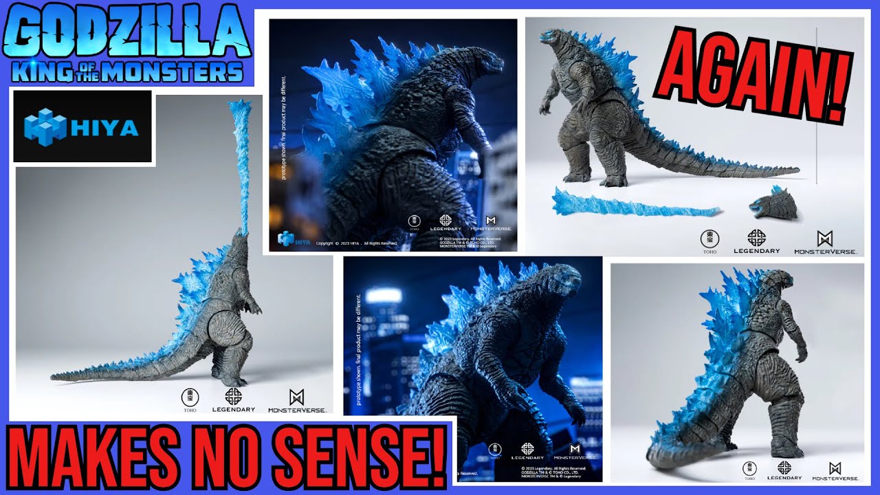NEW Hiya Toys Godzilla vs. Kong Heat Ray Godzilla Translucent Ver ...