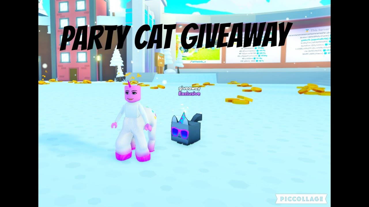 party cat giveaway (read desc.) #psx - YouTube