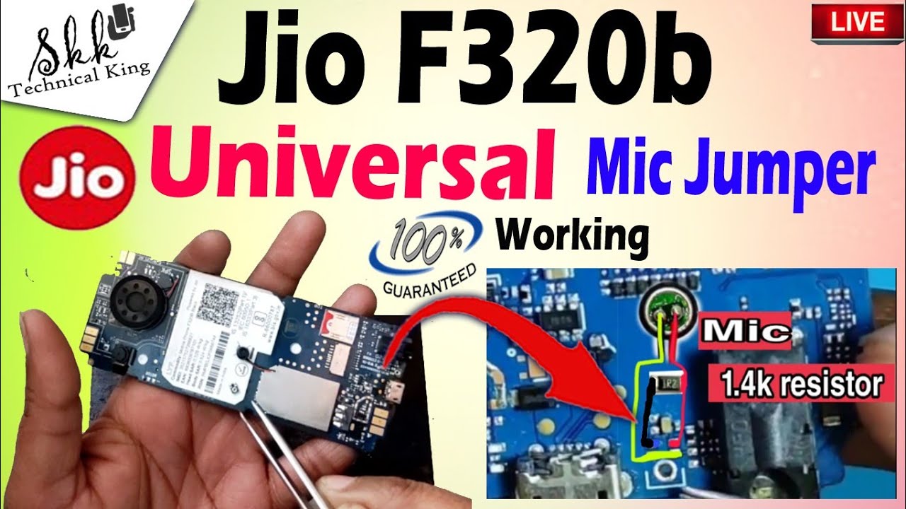 Jio F320b Universal mic 🎤 jumper Solution 100% Working 🔥🔥🔥 # ...