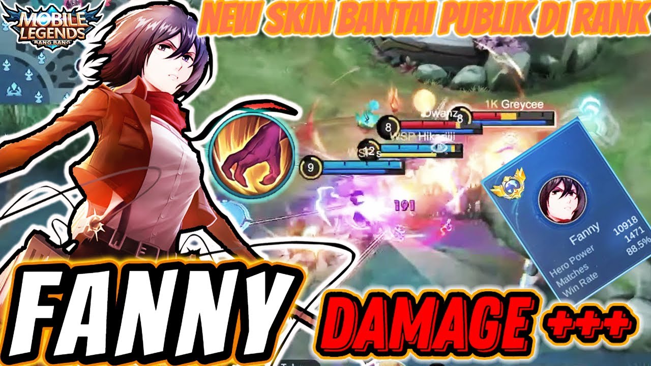 FANNY EX AOT NEW SKIN SUPER AGRESIF BY TOP GLOBAL BUILD+EMBLEM TERSAKIT ...