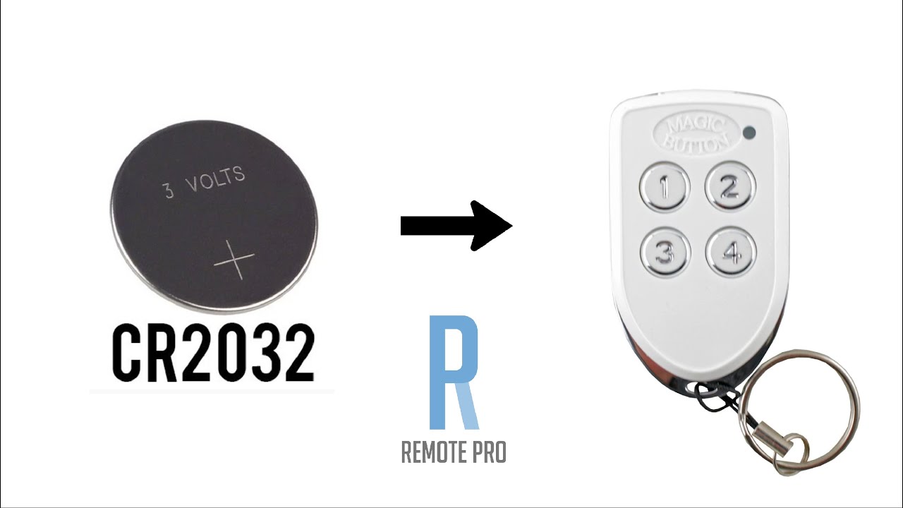 How to change/swap Battery for a Magic Button MB3TX4 Genuine Remote ...