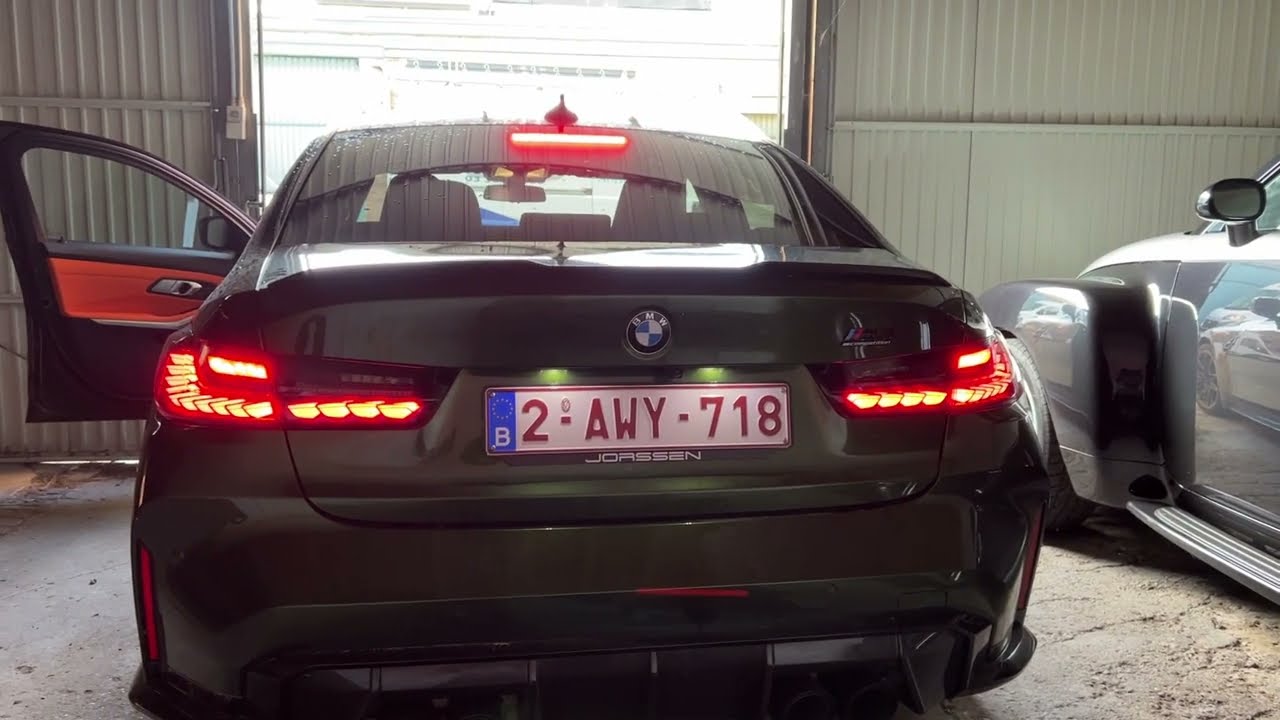 BMW G80 OLED Tail lights - YouTube