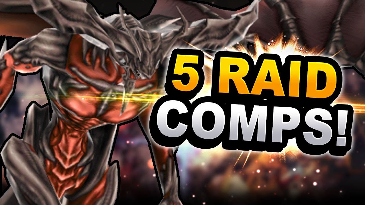 Diabolos Raid Guide! 5 COMPS! Light Magic/Slash, Water, Dark, & Rainbow ...