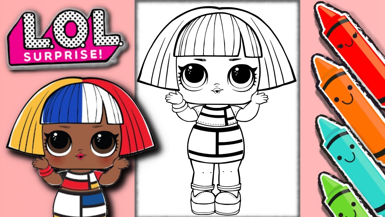 The Best Lol Surprise Coloring Page | SHAPES - YouTube