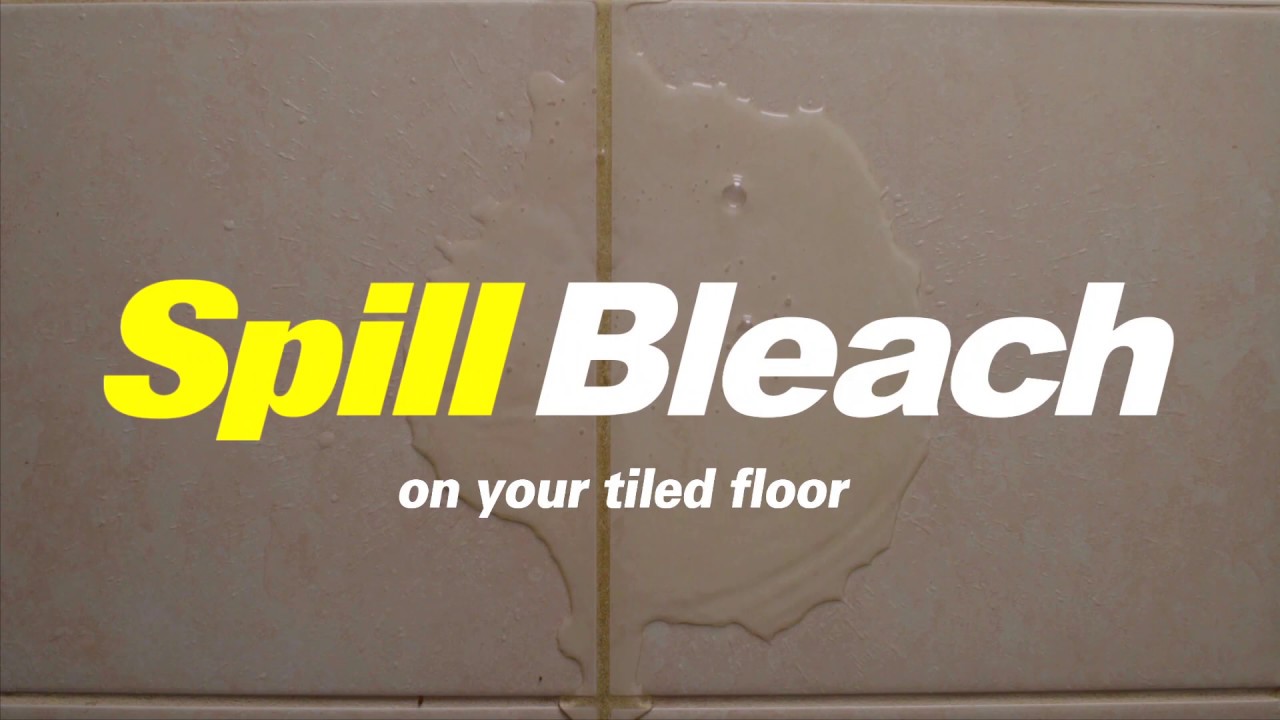 Clean Up Bleach Spills - YouTube