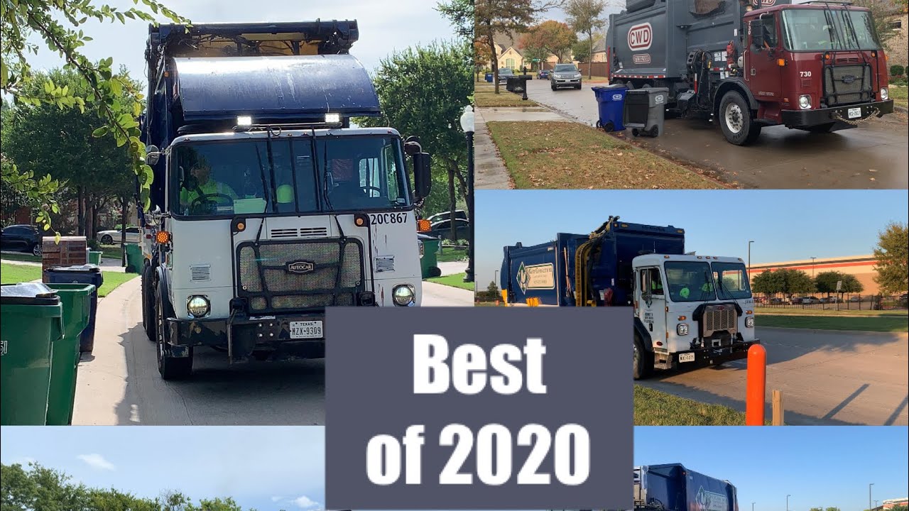 Garbage Trucks In Action: Best of 2020 - YouTube