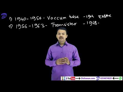 मराठी । 03 Generation of Computer in Marathi |Computer Basics Tutorial ...
