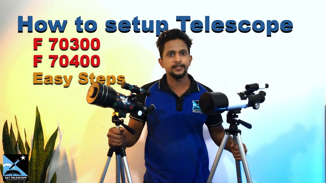 How to setup Telescope | 70300 |70400 | Easy Steps - YouTube