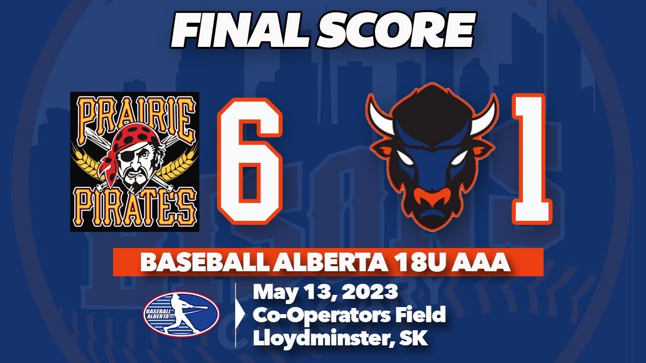 Prairie Pirates defeat Bisons 6-1 in first game of weekend - YouTube