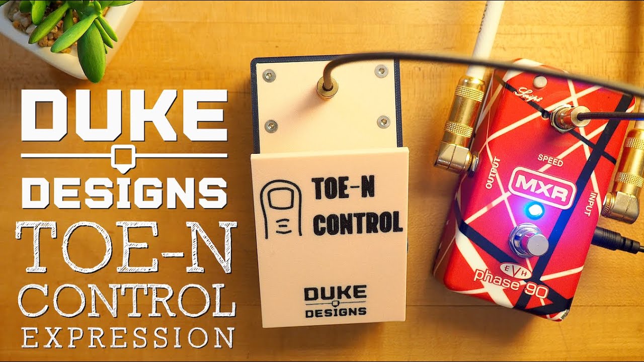 Duke Designs Toe-N Control Guitar Effect Expression Pedal - YouTube