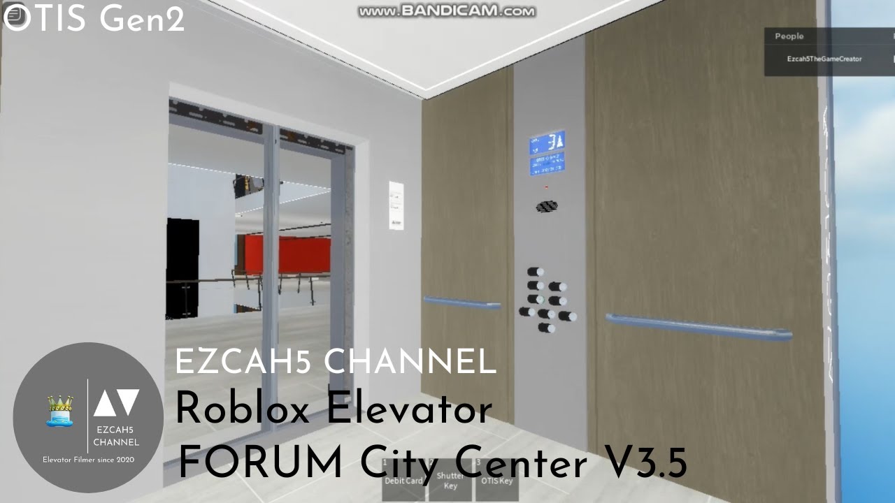 (Roblox) OTIS Gen2 Elevator ~ FORUM City Center V3.5 (Main Lifts) - YouTube