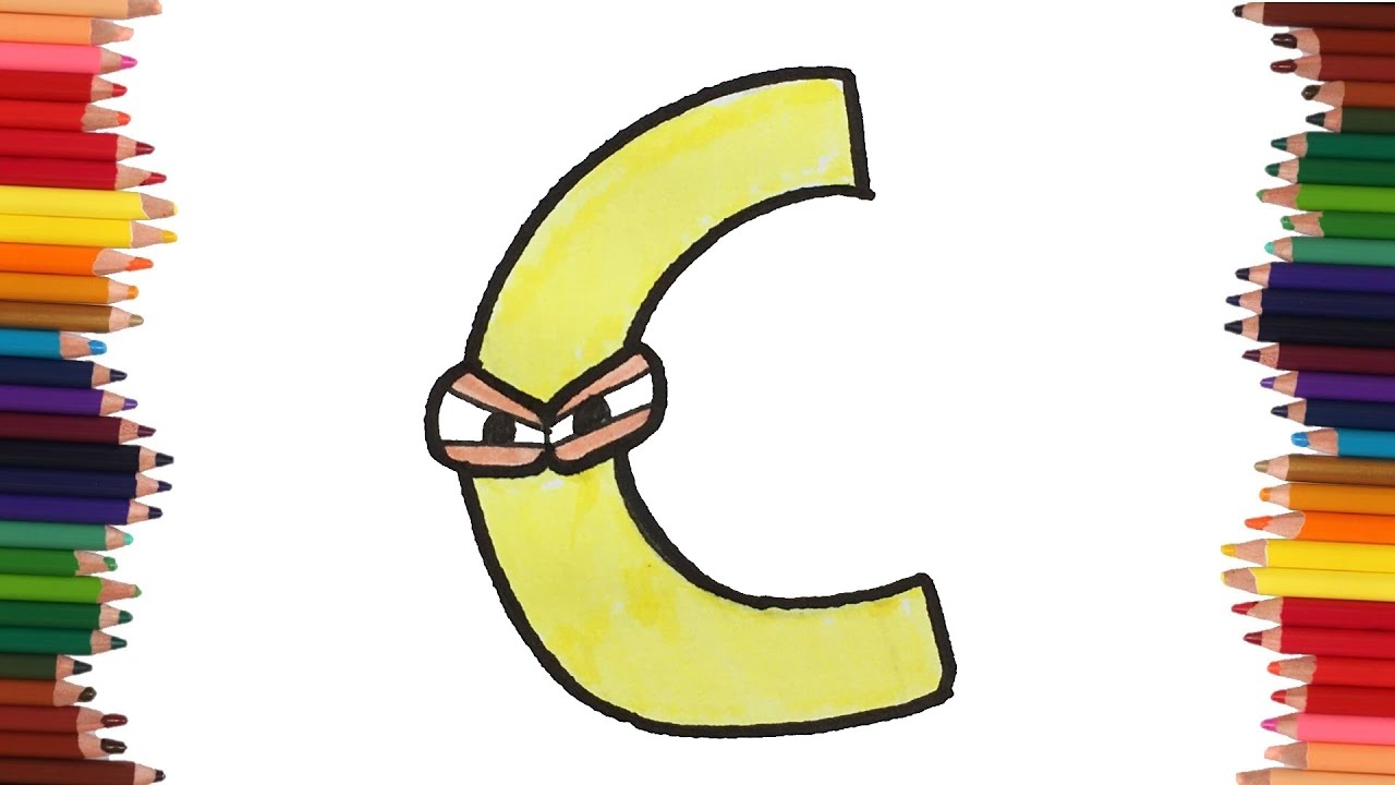 Cómo dibujar la letra C del Alfabeto LORE | Dibujos del Alfabeto Lore ...