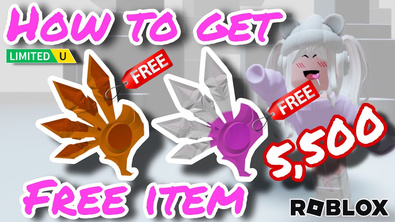 [FREE ITEM] สอนรับของฟรี Valkyrie สีชมพู ส้ม LIMITED UGC ROBLOX - YouTube