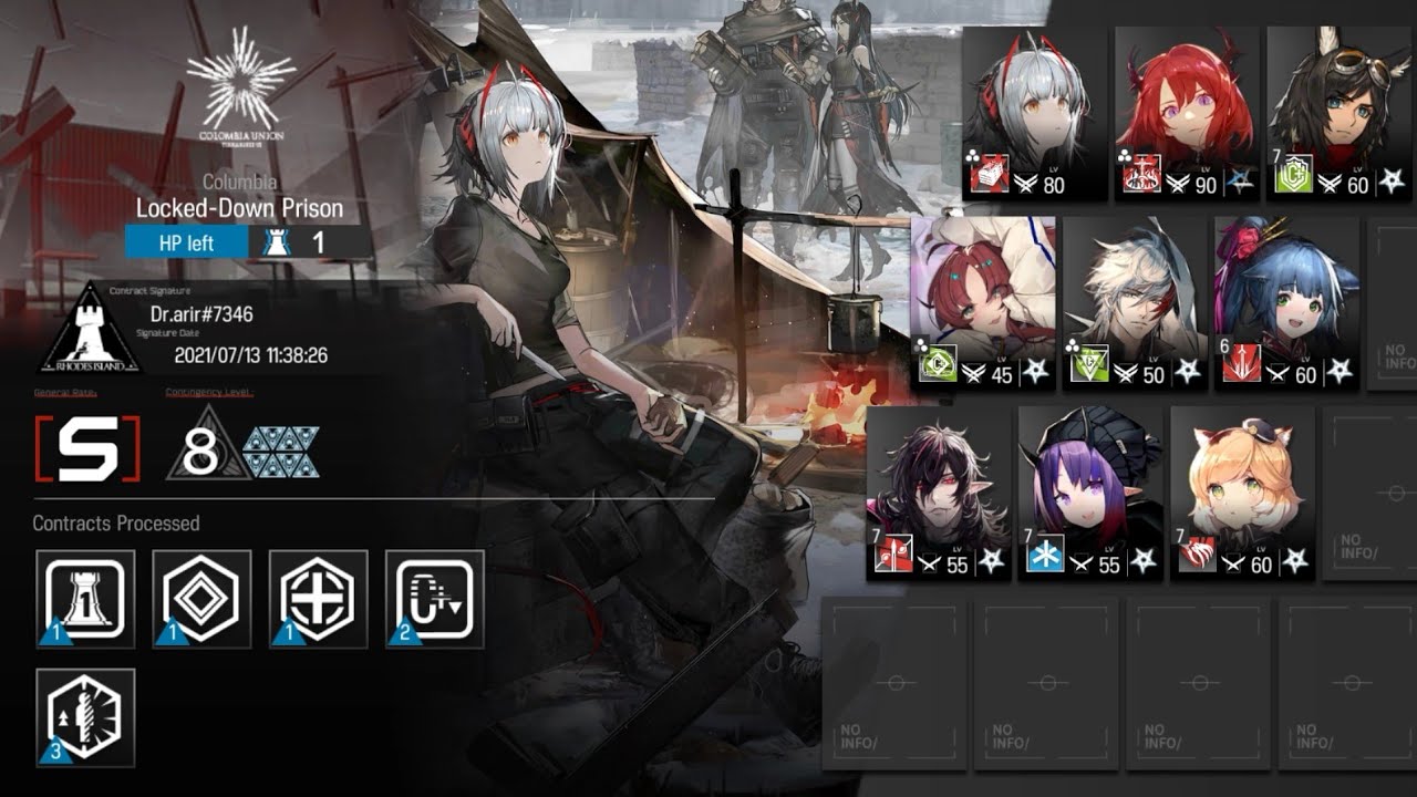 [ Arknights ] CC#4 Daily Stage Day 1&2 Risk 8 ft. W & Surtr - YouTube